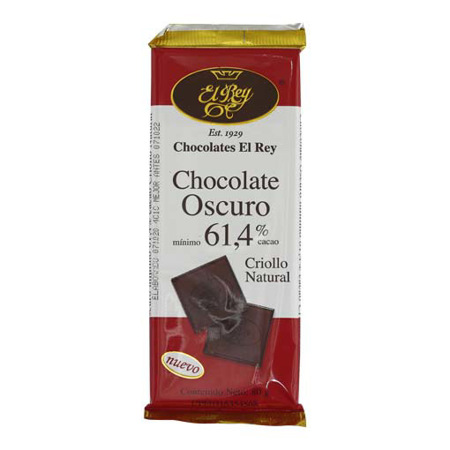SIGO - Chocolate Oscuro 61,4% El Rey 80 Gr.